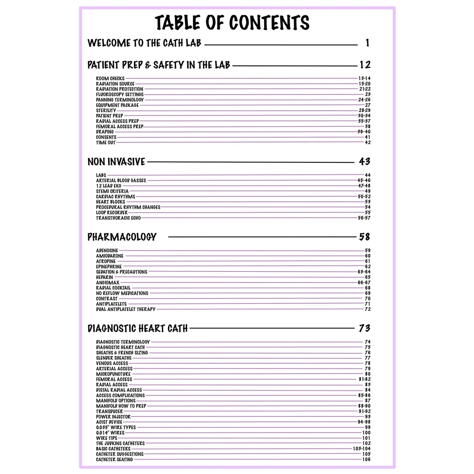 The Cath Lab Visual Orientation Manual